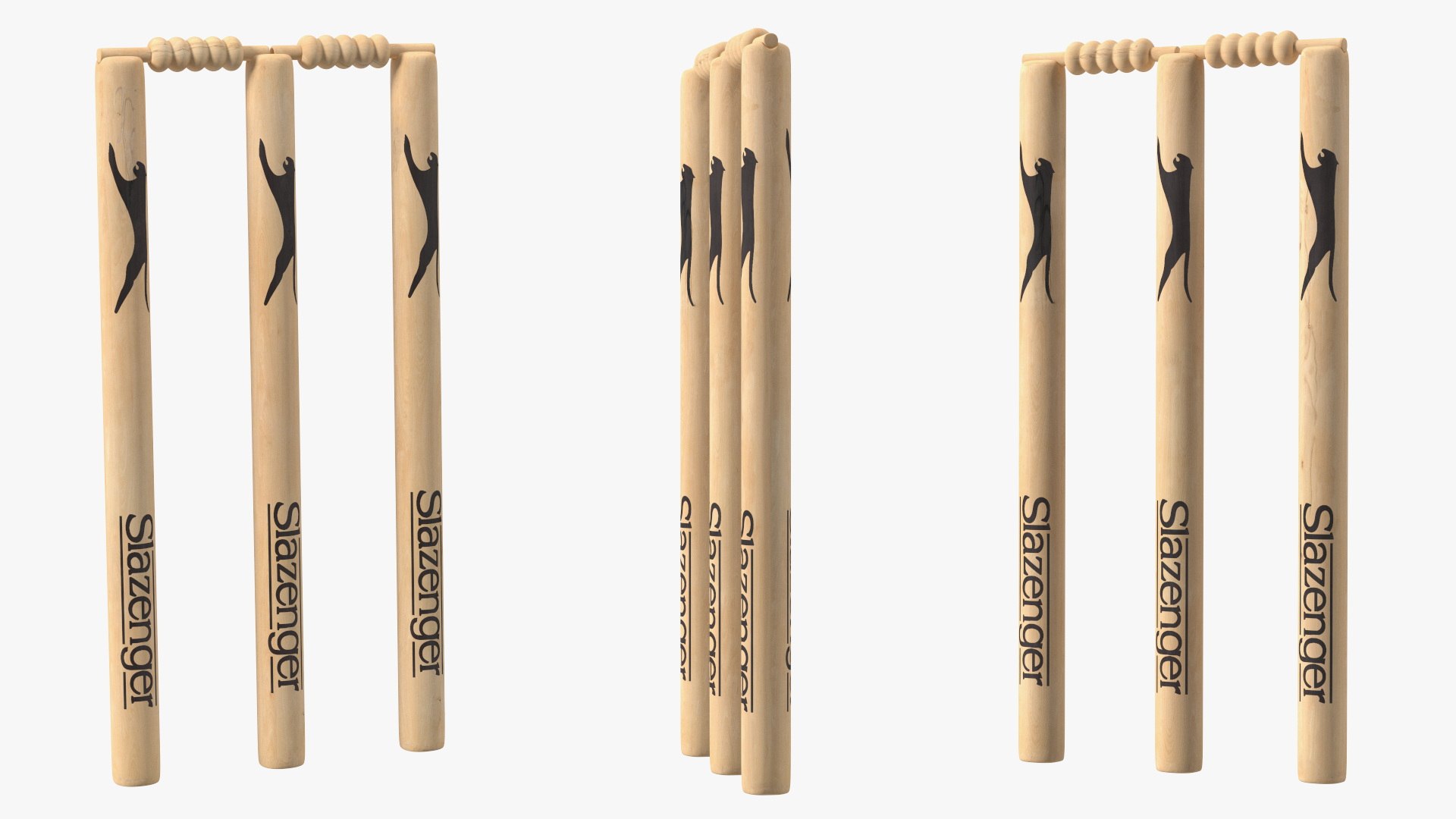 Slazenger Cricket Stumps Set 3D Model - TurboSquid 2189676