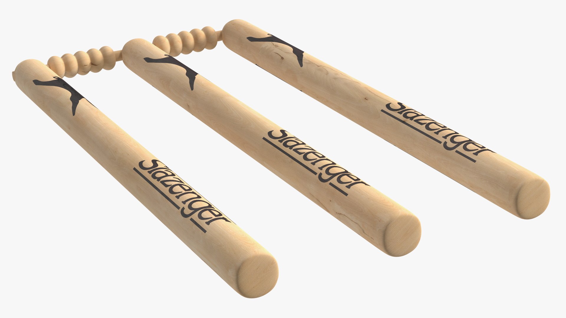 Slazenger Cricket Stumps Set 3D Model - TurboSquid 2189676