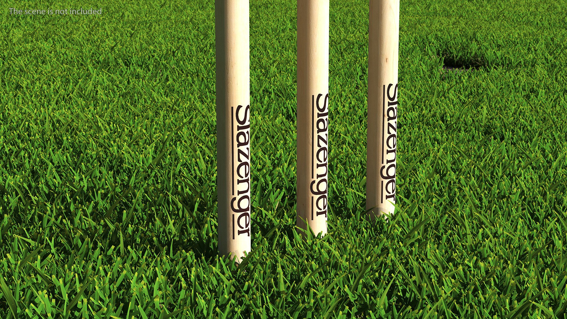 Slazenger Cricket Stumps Set 3D Model - TurboSquid 2189676