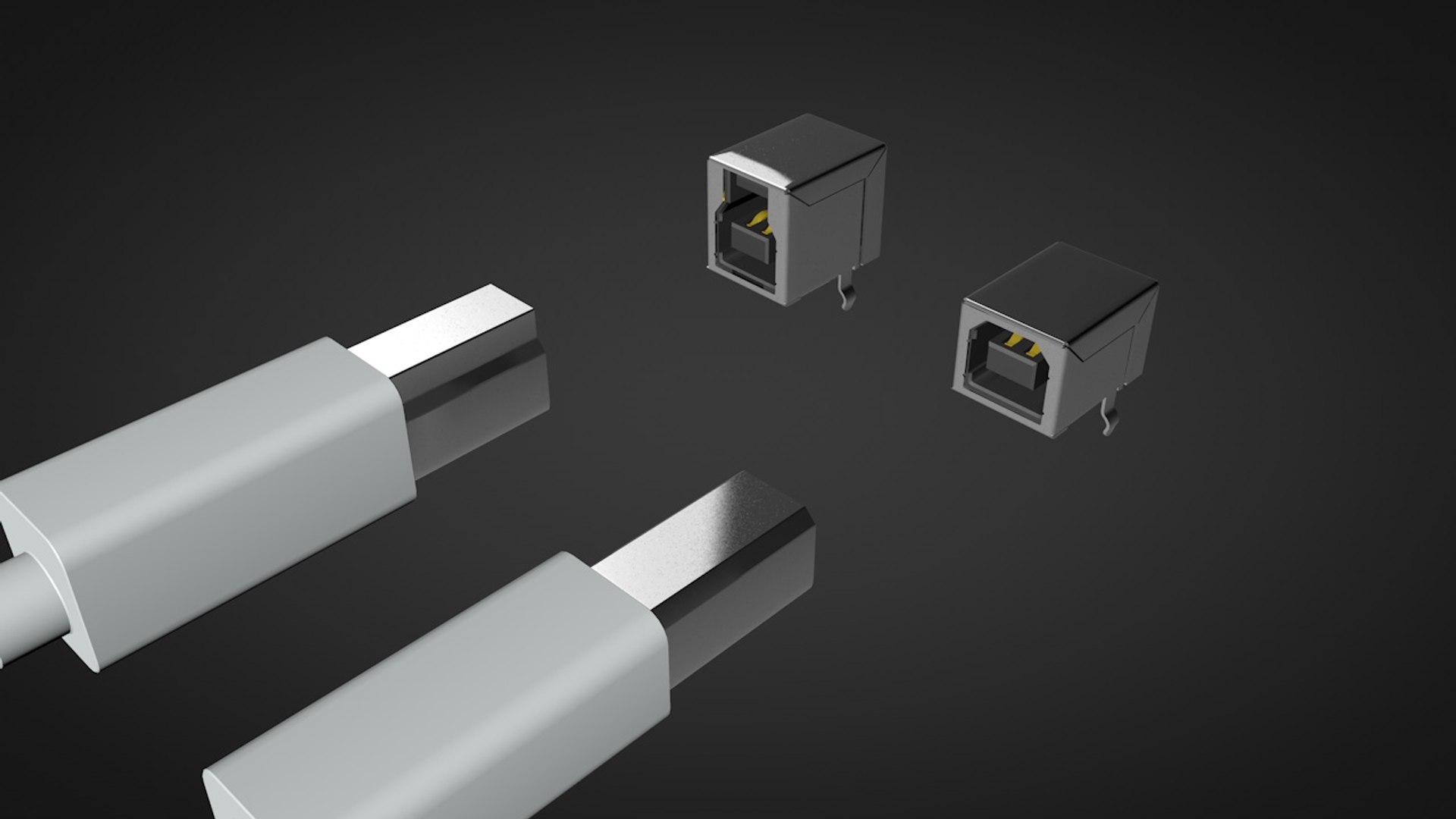 3D Usb Connector - TurboSquid 1402638