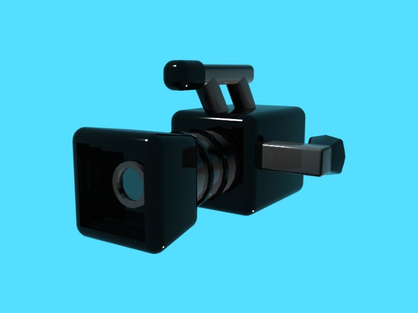 Free Video Camera 3d Model