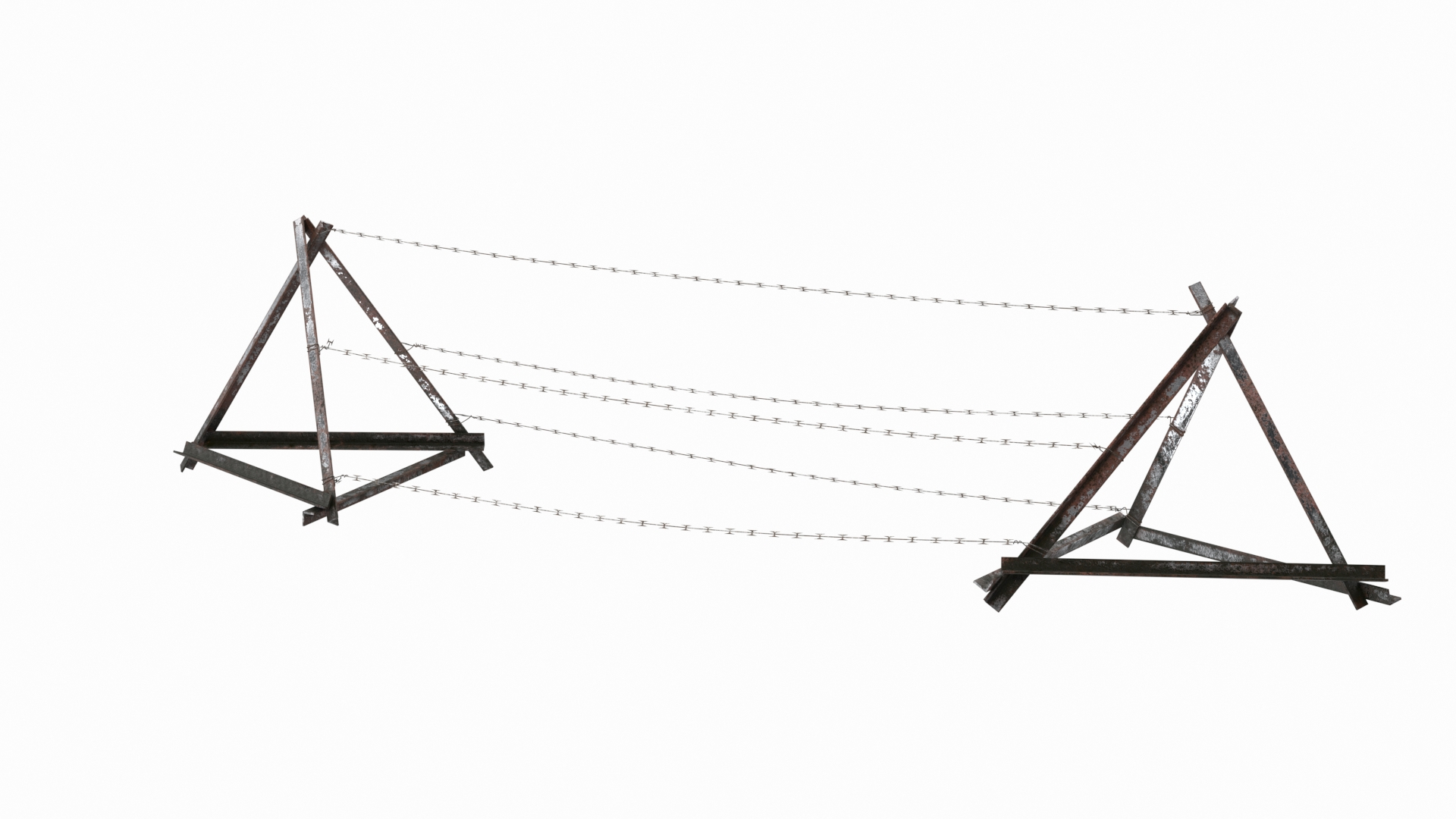 3D Razor Wire Block - TurboSquid 1714181