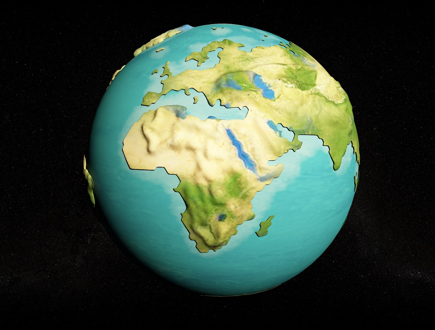3D Earth Globe - TurboSquid 2004873
