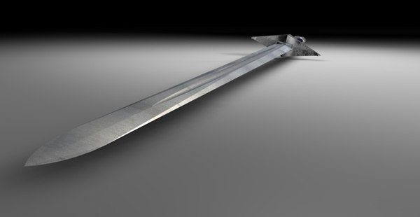 3d long sword model