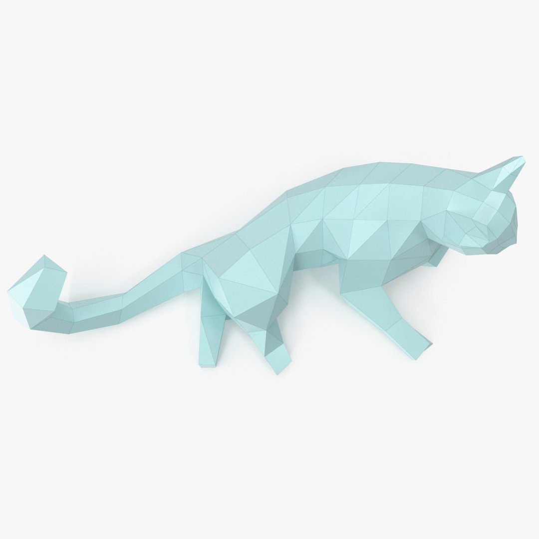 Paper Cat Model - TurboSquid 1368148