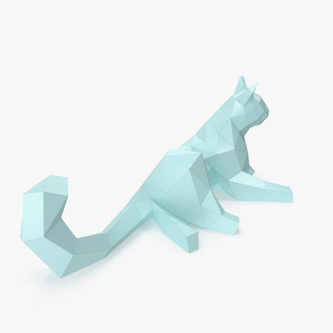 Paper Cat Model - TurboSquid 1368148