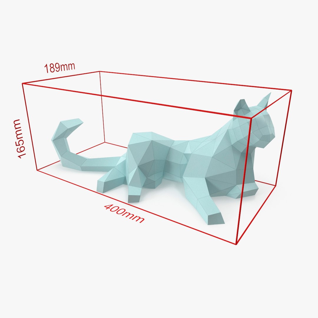 Paper Cat Model - TurboSquid 1368148