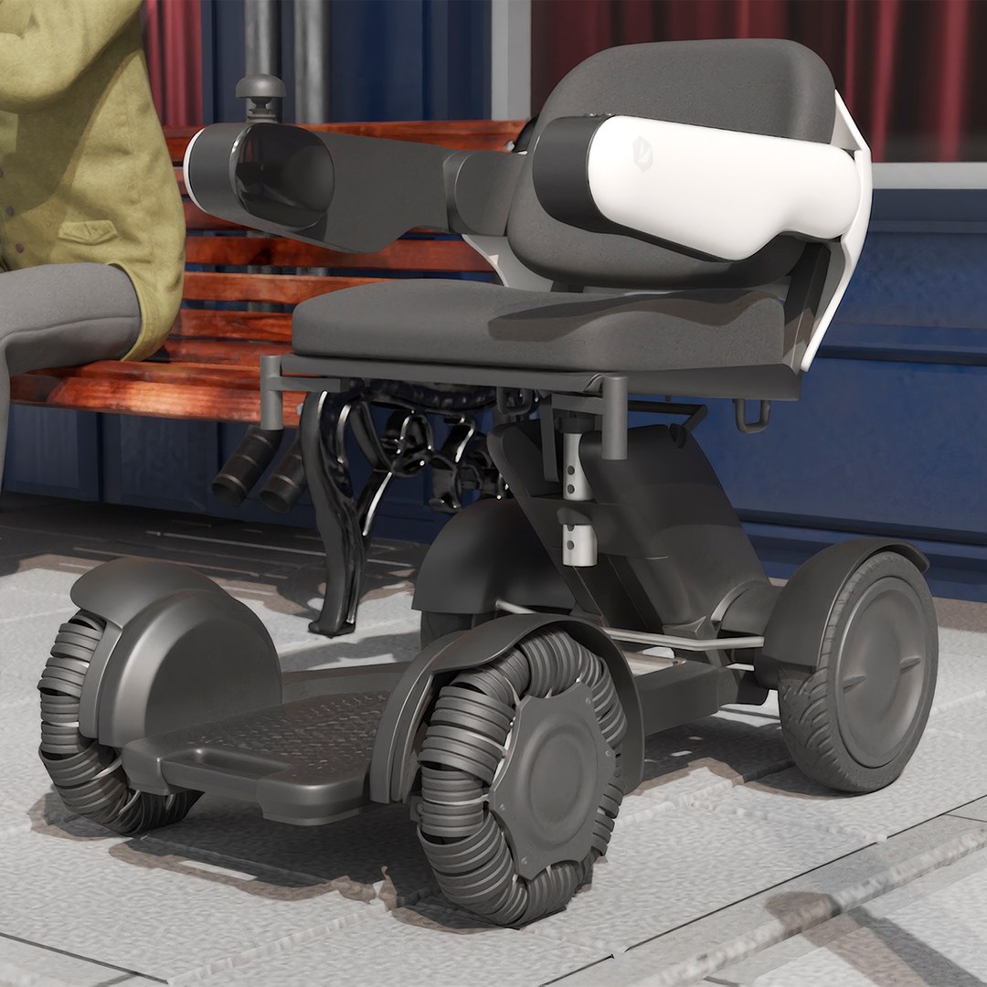 3D JBH Intelligent Electric Wheelchair - TurboSquid 2308491