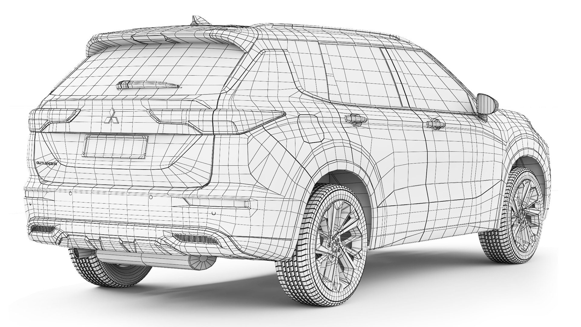 3D Model Mitsubishi Outlander 2022 - TurboSquid 2144716