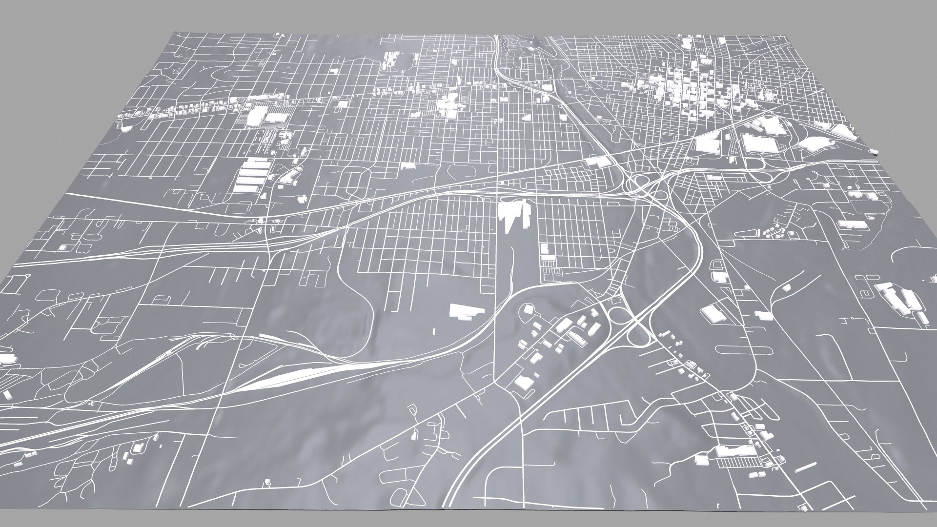 Cityscape Canton Ohio USA Model - TurboSquid 1998673