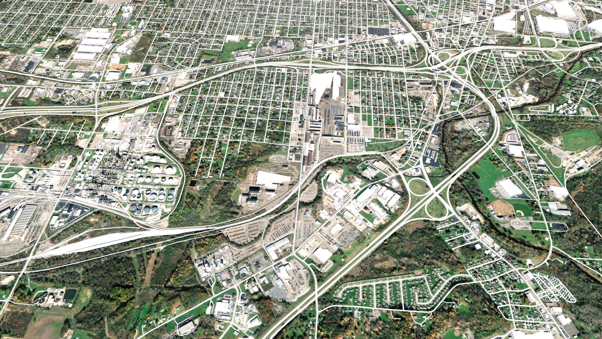 Cityscape Canton Ohio USA Model - TurboSquid 1998673