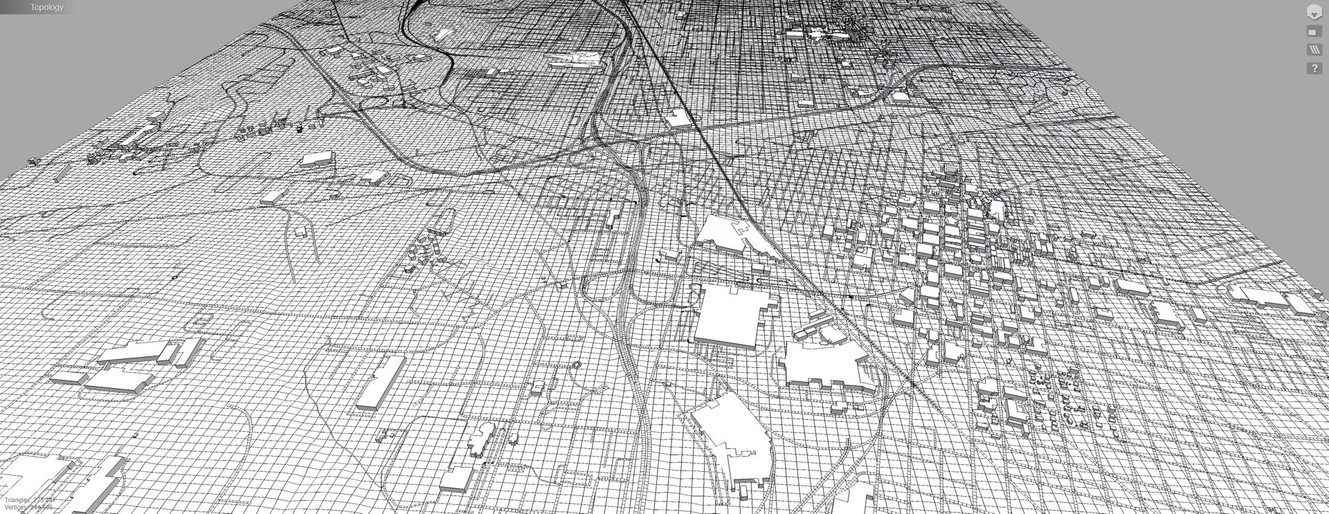 Cityscape Canton Ohio USA Model - TurboSquid 1998673