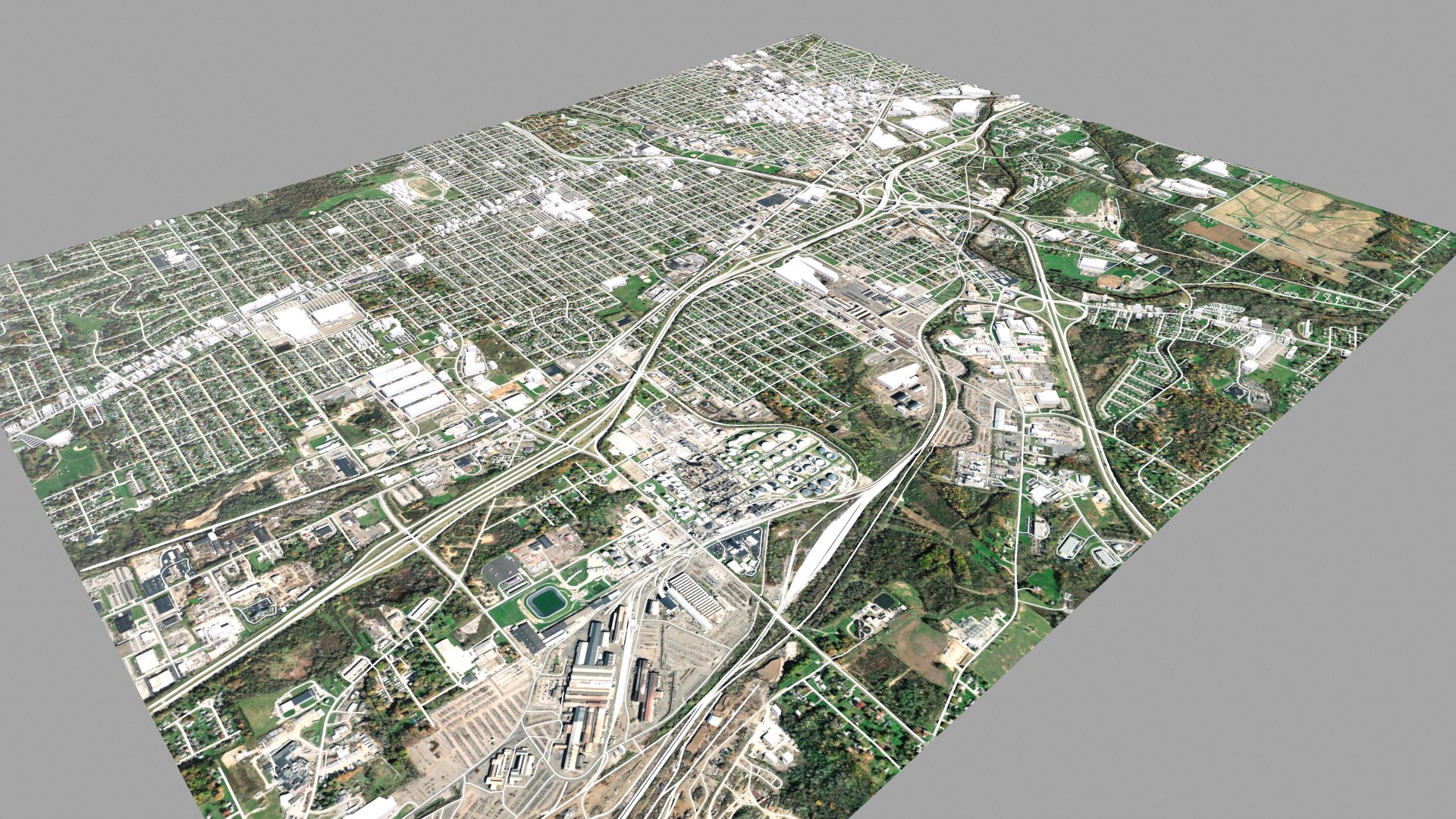 Cityscape Canton Ohio USA Model - TurboSquid 1998673