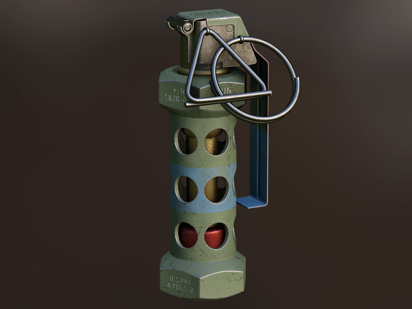 3D ready m84 stun grenade model - TurboSquid 1705859