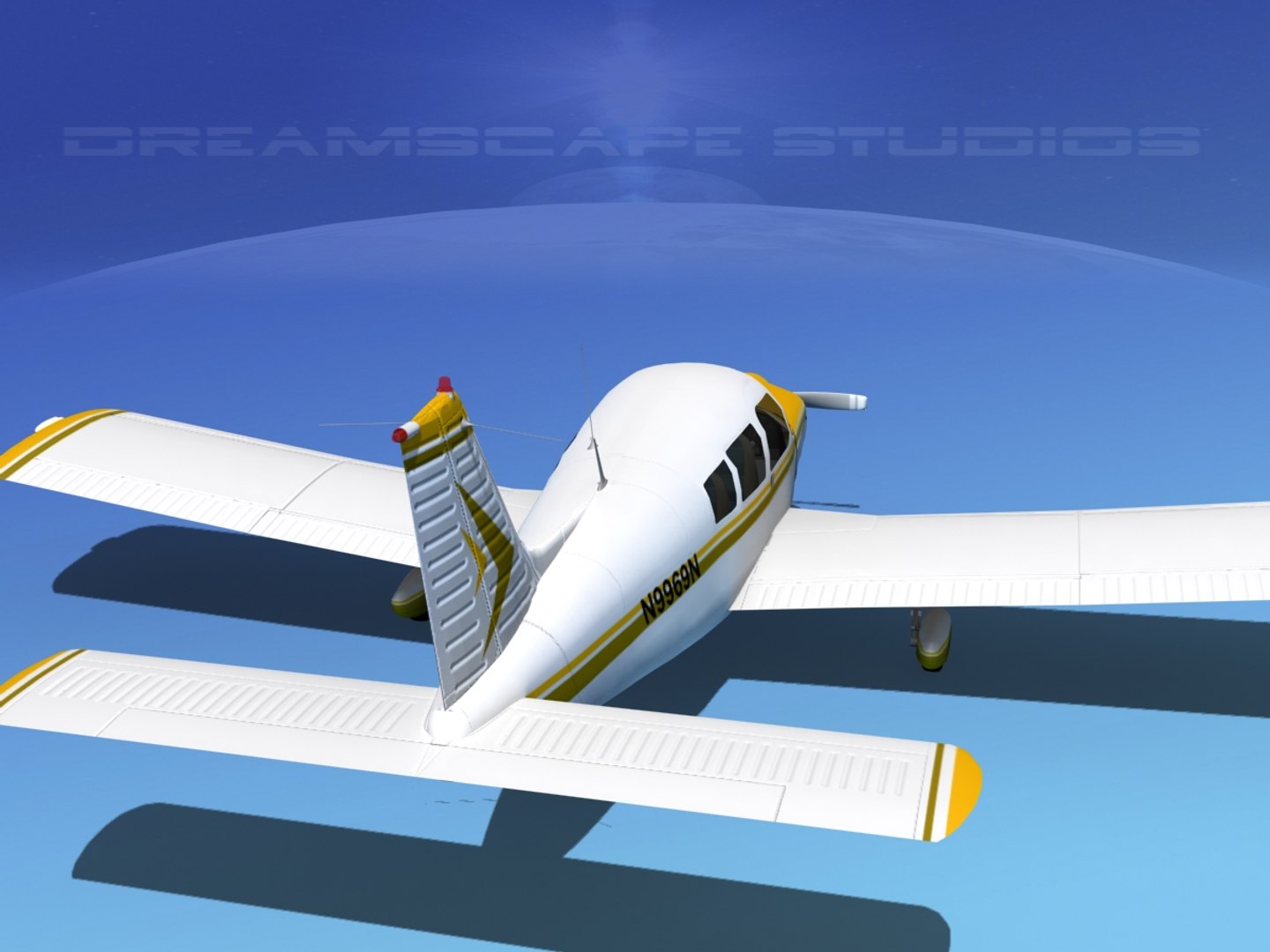 propeller piper pa-28 pa-28-235 3d 3ds