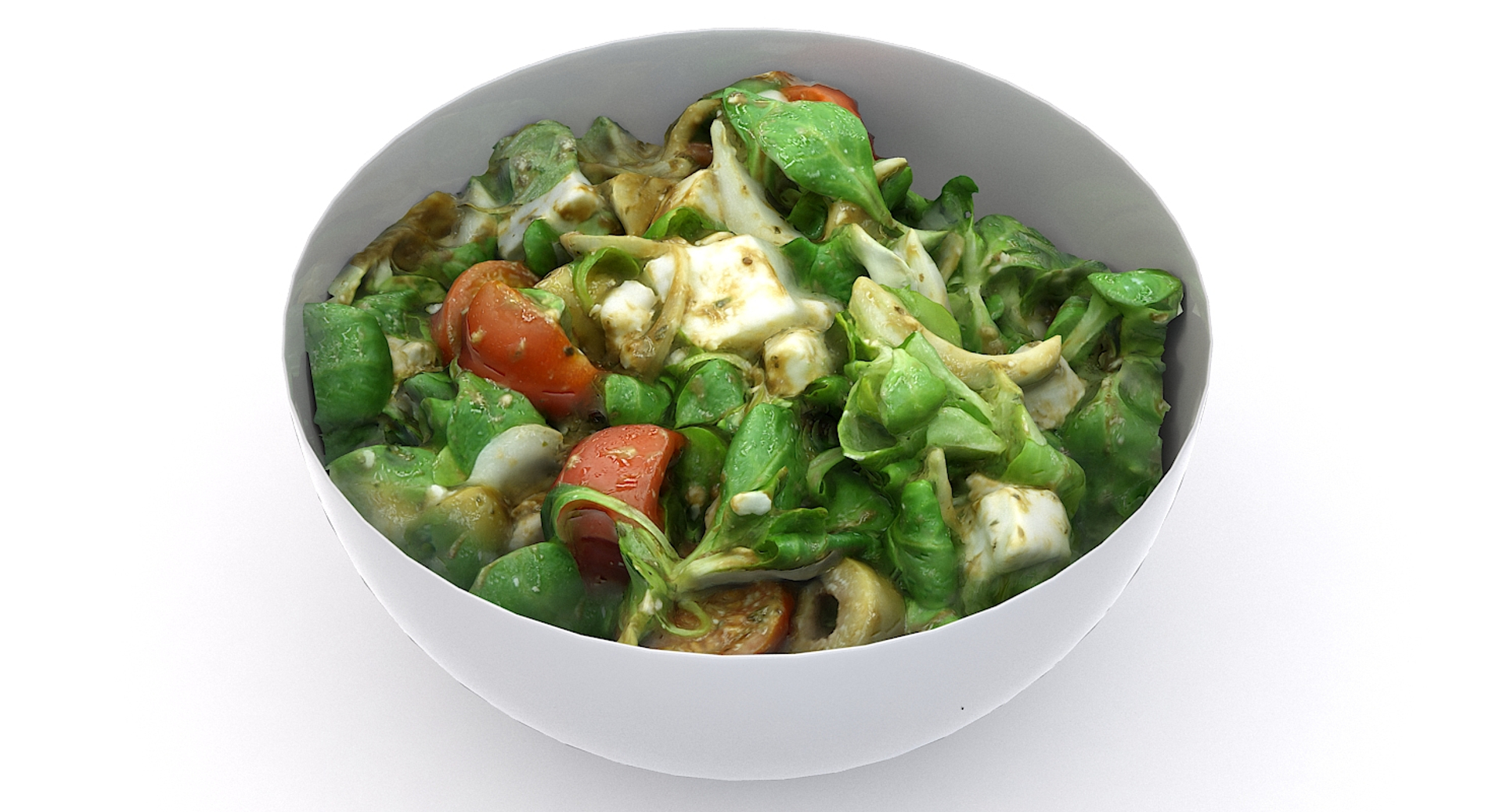 3D bowl salad model - TurboSquid 1362807