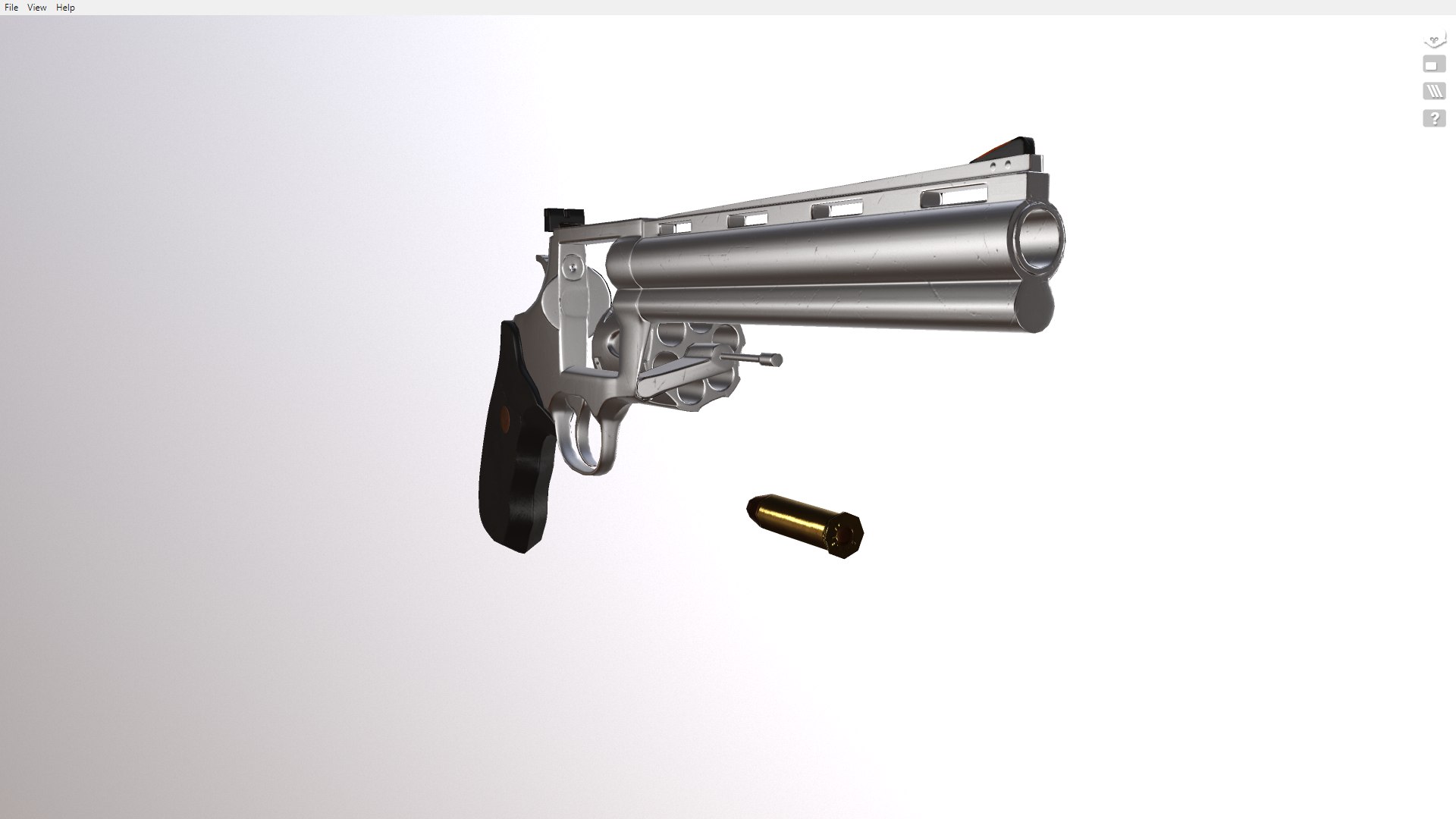 3D Colt Revolver Anaconda - TurboSquid 1937514