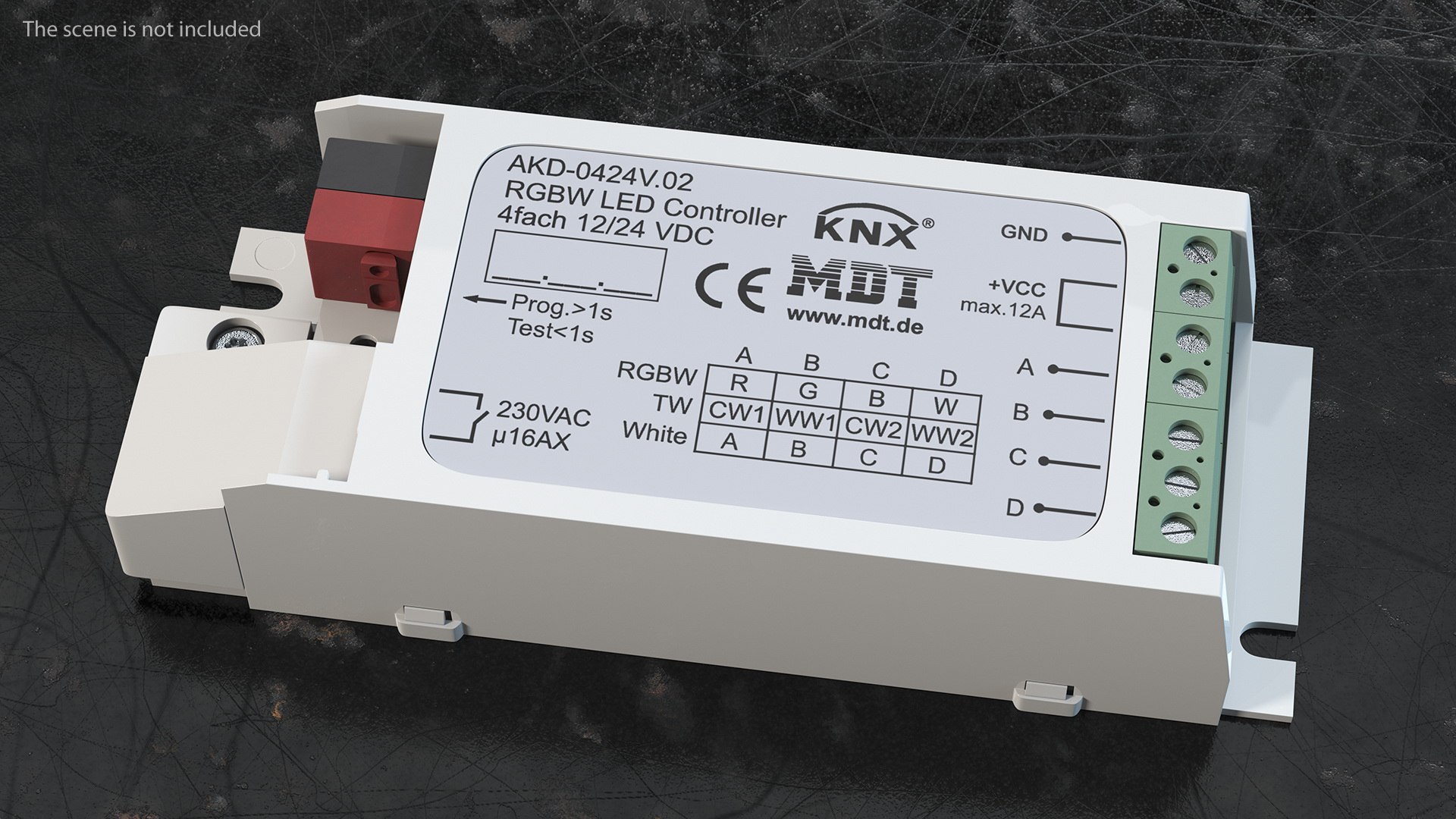 KNX LED Controller AKD-0424V 02 3D Model - TurboSquid 1901516