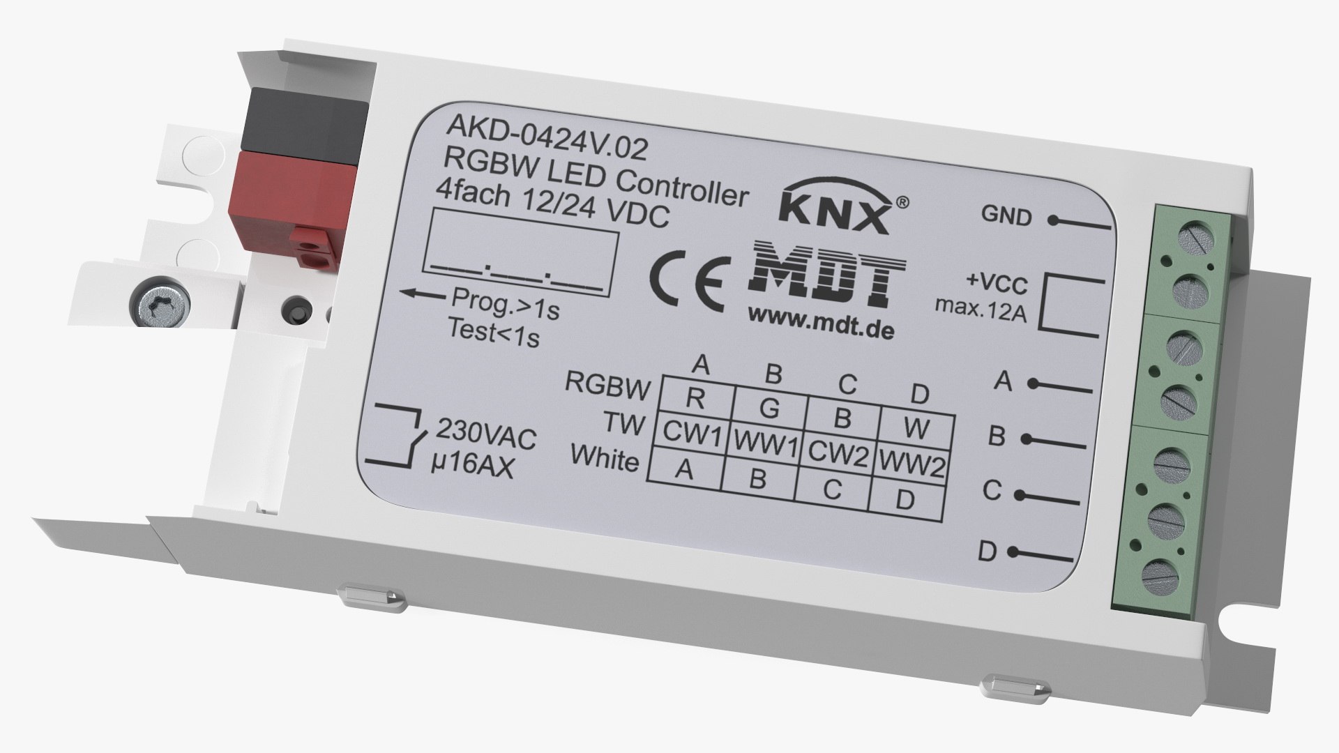 KNX LED Controller AKD-0424V 02 3D Model - TurboSquid 1901516