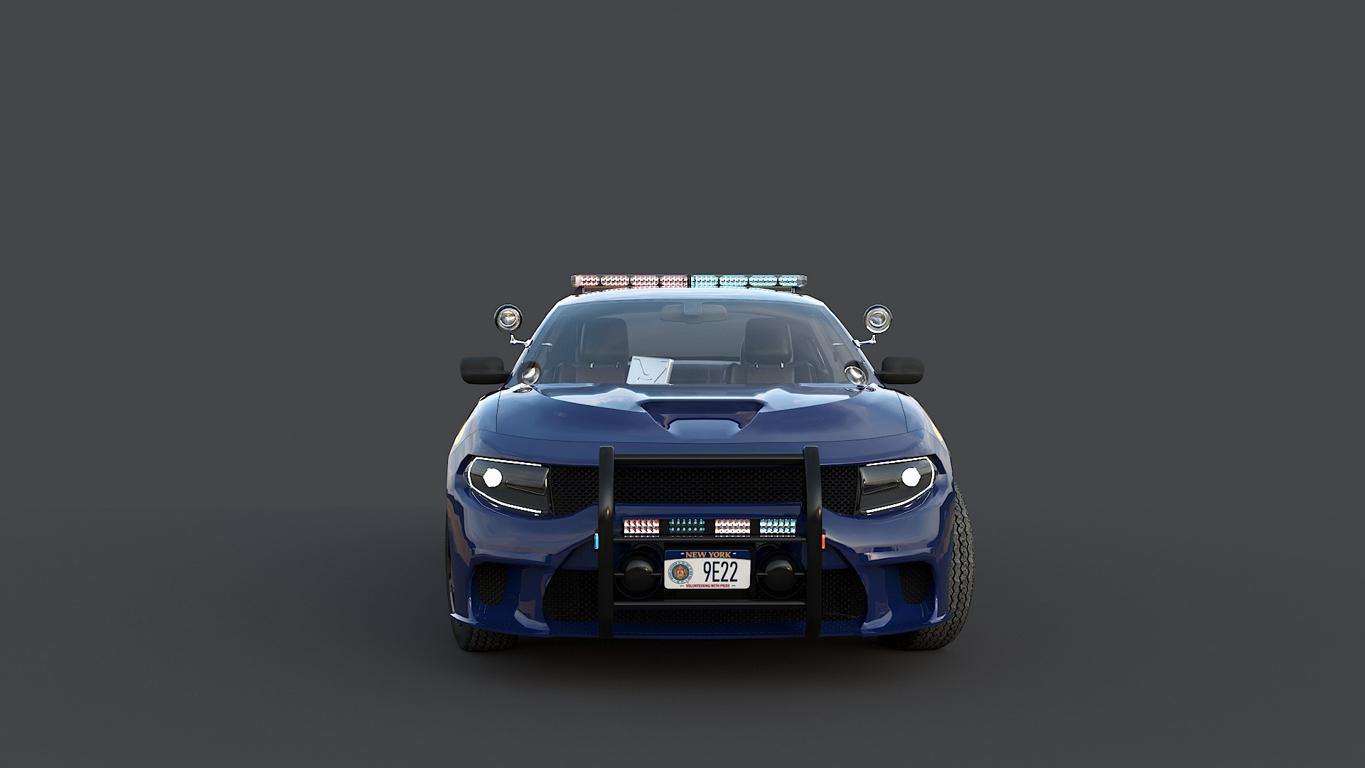 Dodge Charger Hellcat NY State Police Model - TurboSquid 1712355