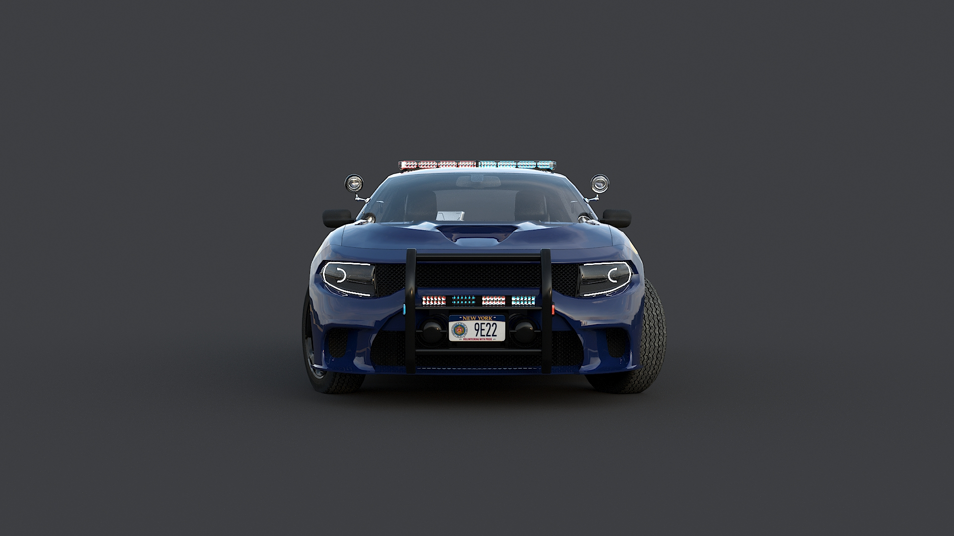 Dodge Charger Hellcat NY State Police Model - TurboSquid 1712355