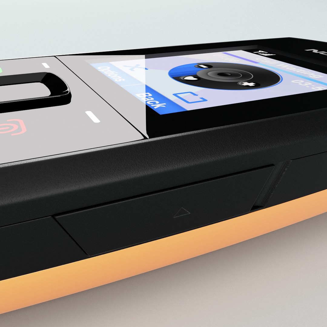 3d model nokia x1 yellow