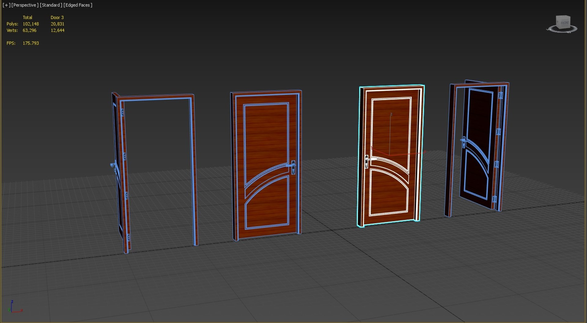 3D Door Design 56 - TurboSquid 2213849