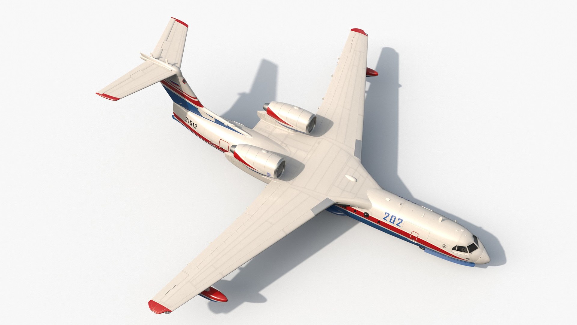 Beriev Be 200 Altair Aircraft Model - TurboSquid 2276353