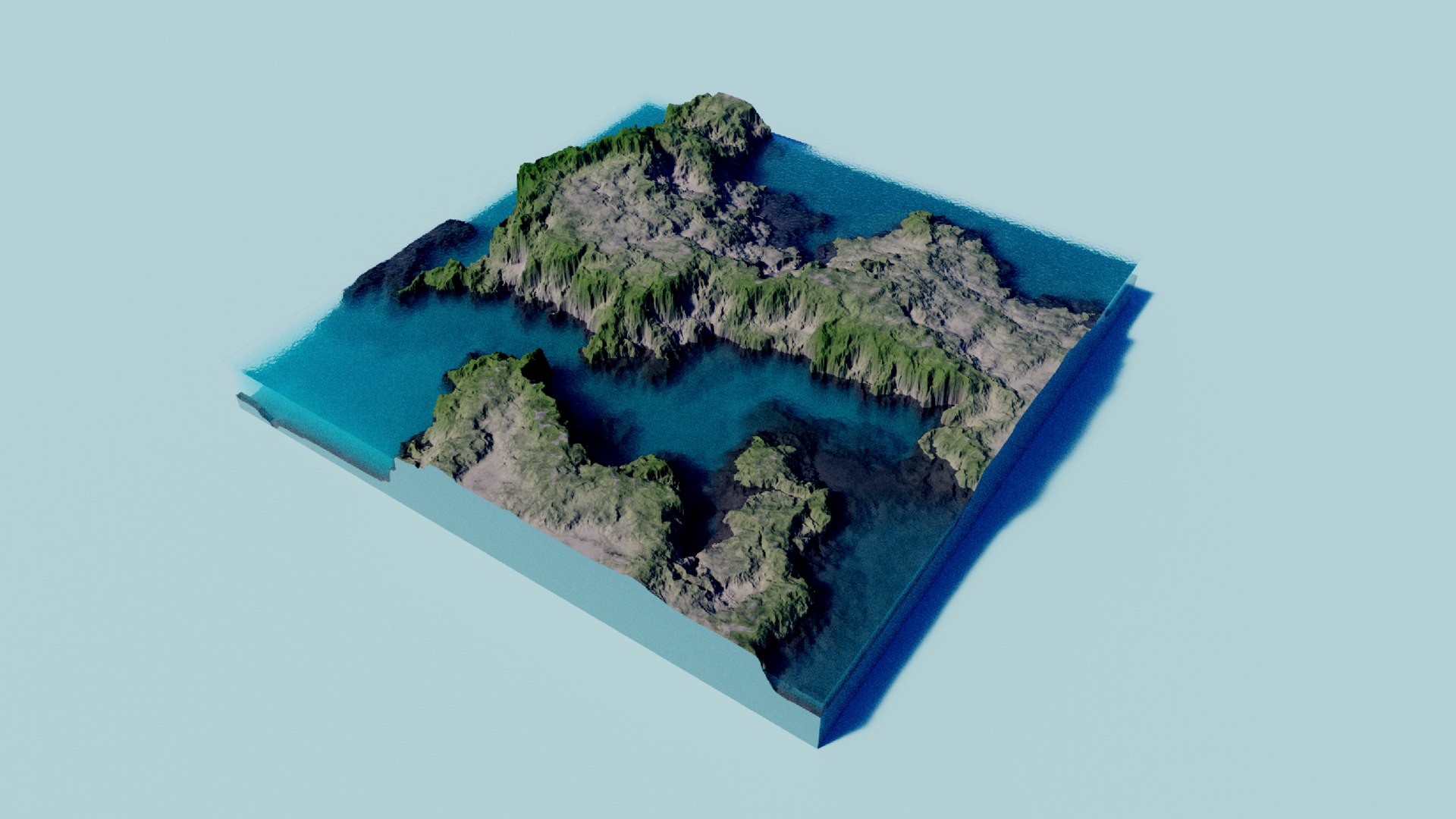 TERRAIN COASTLINE 04 4K 3D model - TurboSquid 2135858