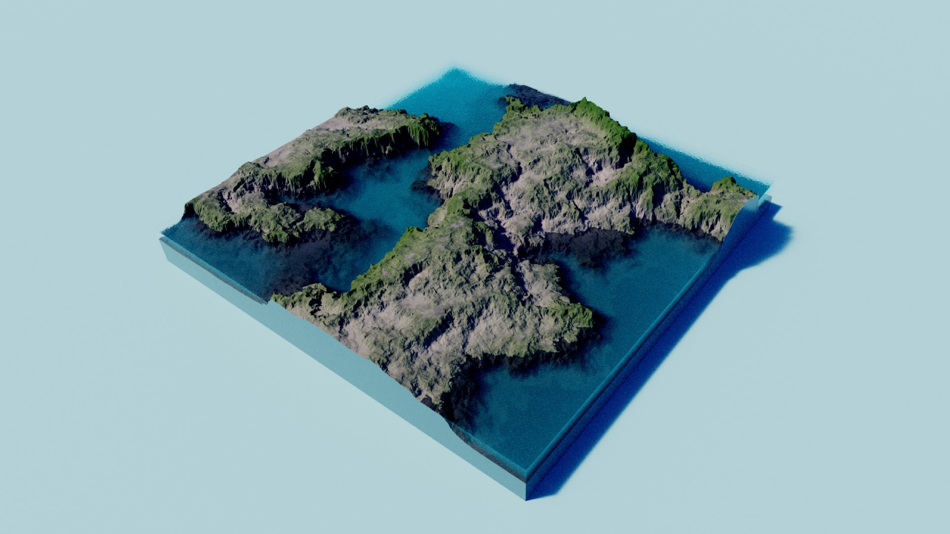 TERRAIN COASTLINE 04 4K 3D model - TurboSquid 2135858