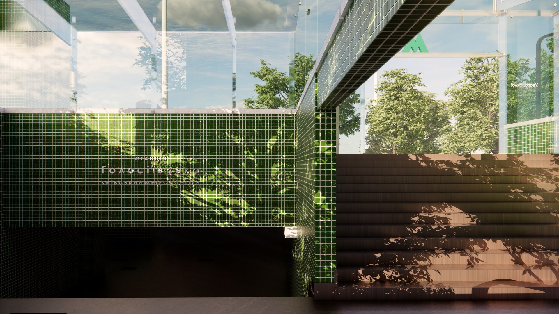 3D Metro Station Entrance With Elevator In Kyiv - TurboSquid 2046969