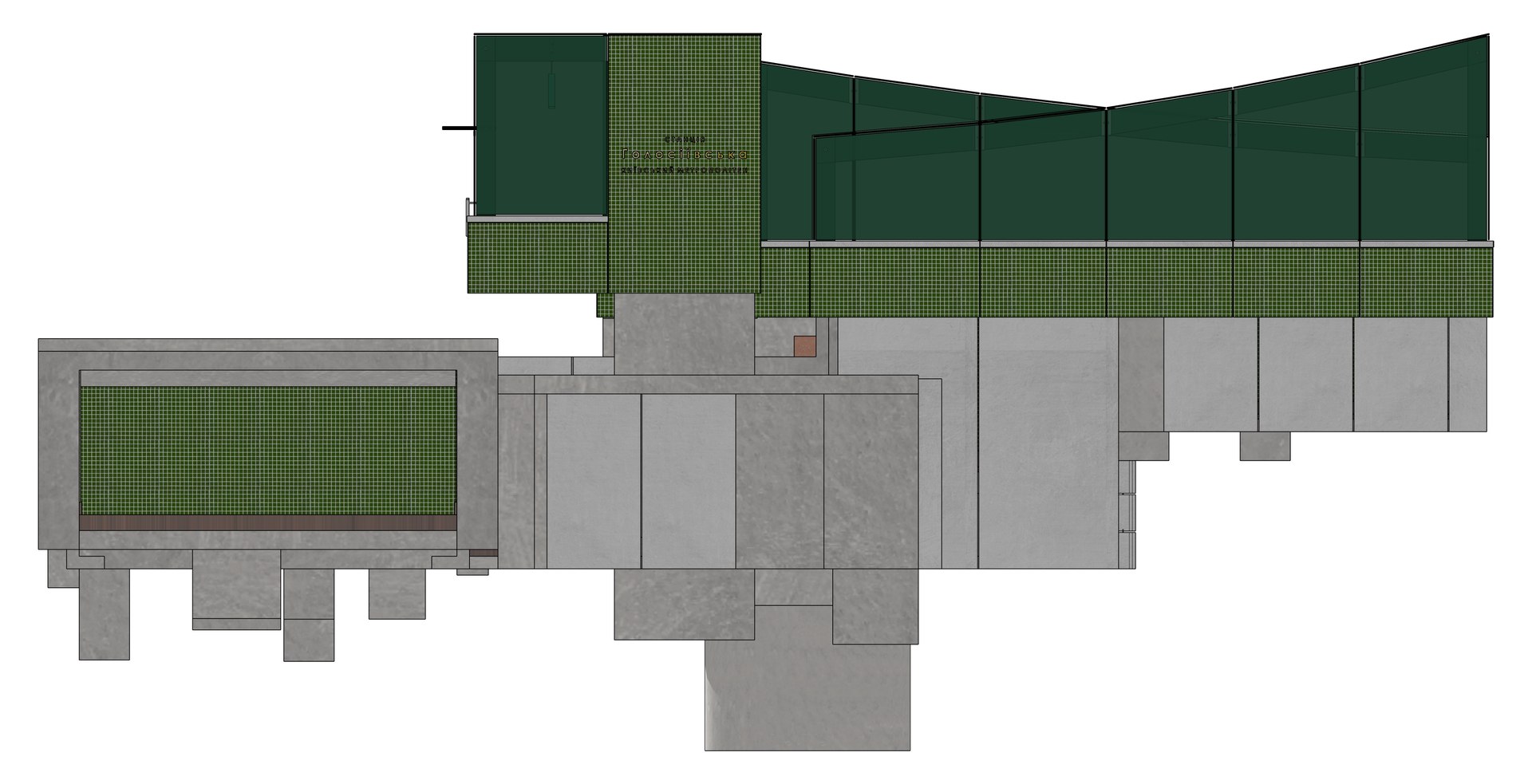 3D Metro Station Entrance With Elevator In Kyiv - TurboSquid 2046969