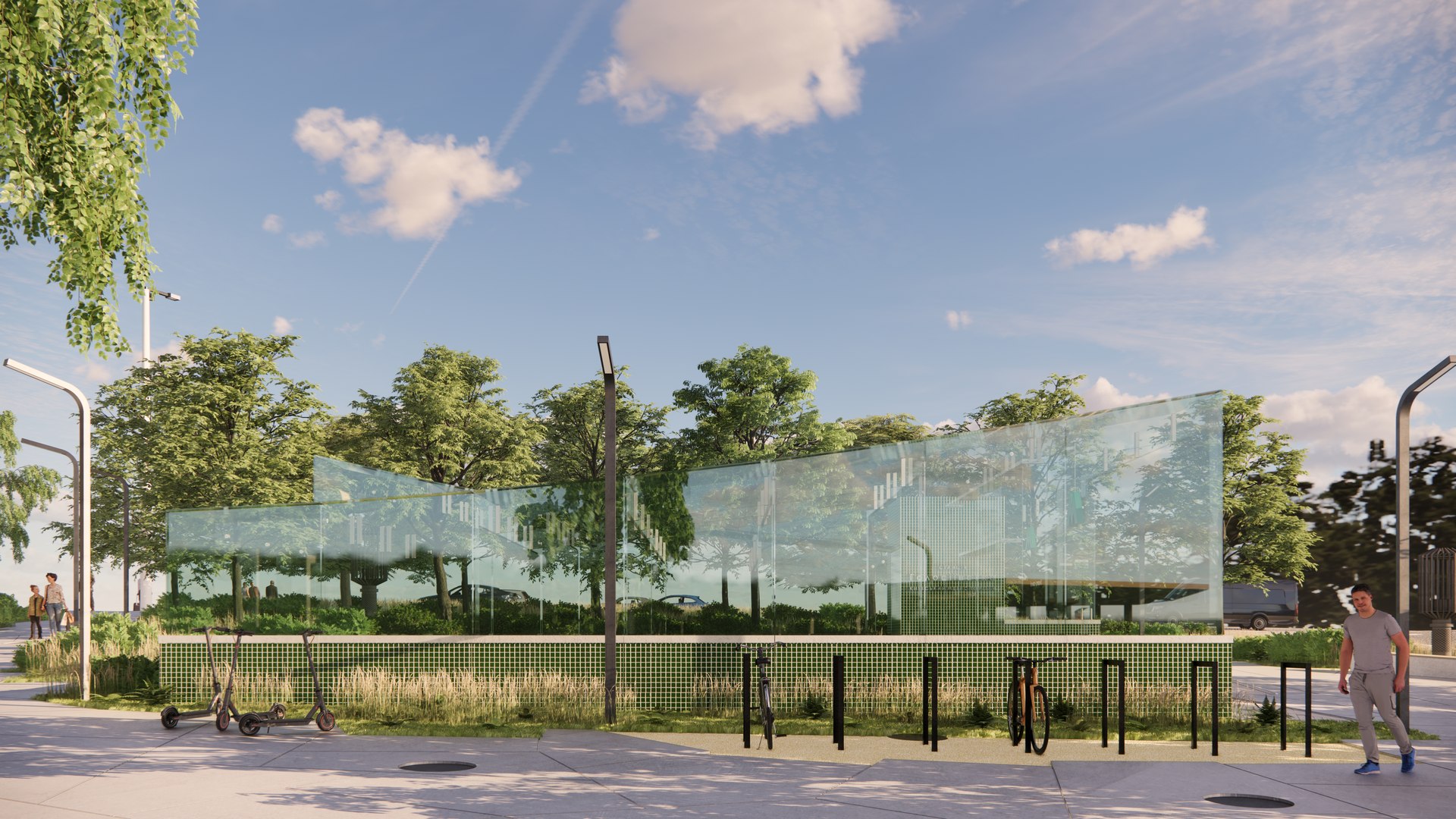 3D Metro Station Entrance With Elevator In Kyiv - TurboSquid 2046969