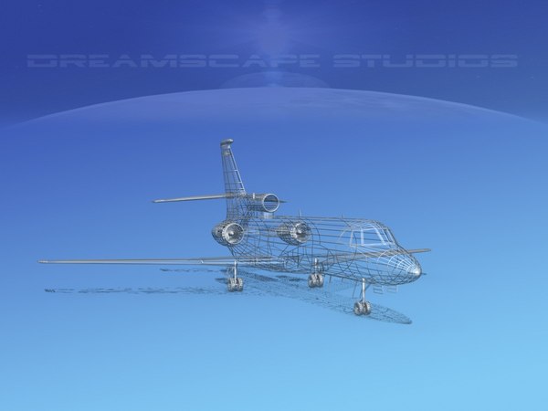3d turbines dassault falcon 900