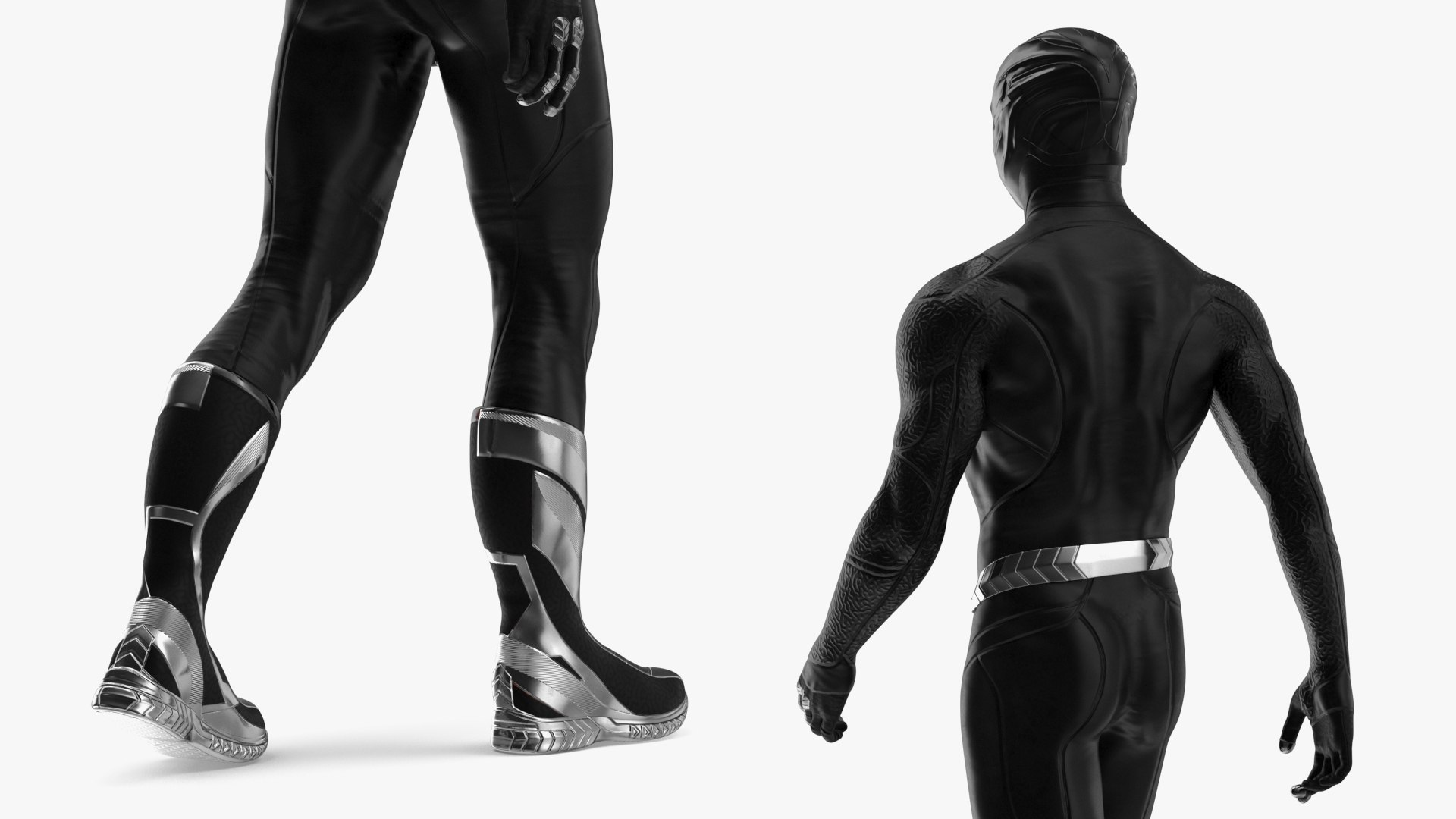 Black Suit Superhero Rigged 3D Model - TurboSquid 2073105