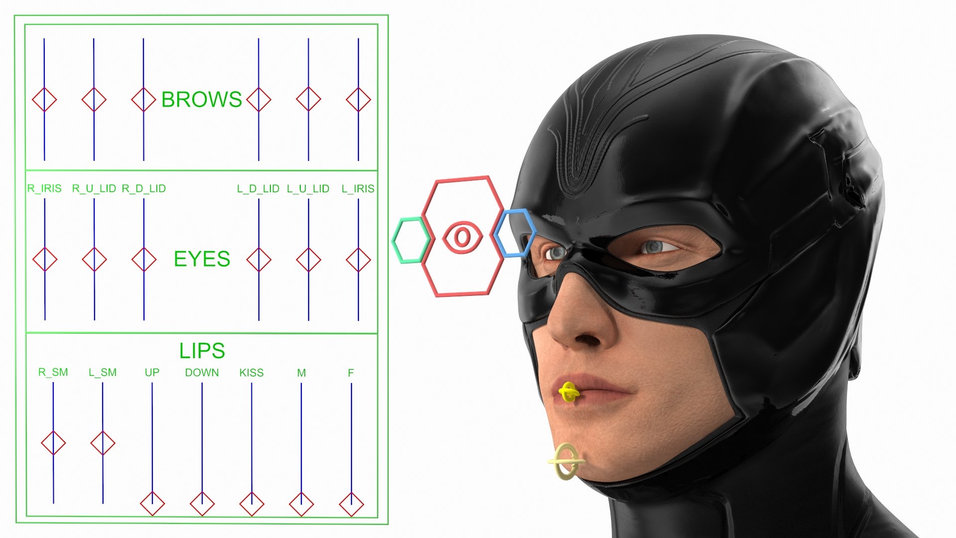 Black Suit Superhero Rigged 3D Model - TurboSquid 2073105