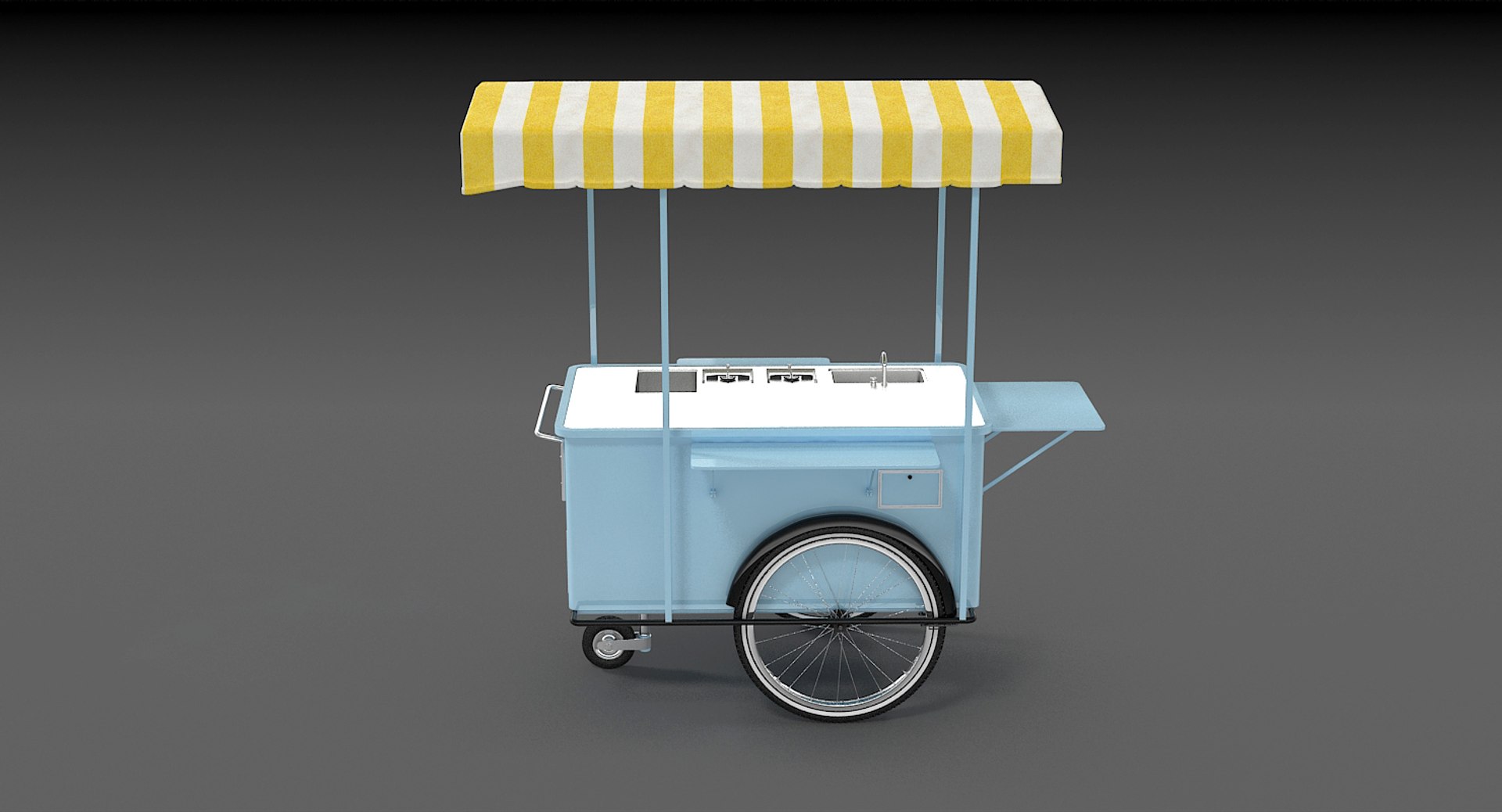 3D Street Food Cart Model - TurboSquid 1186411