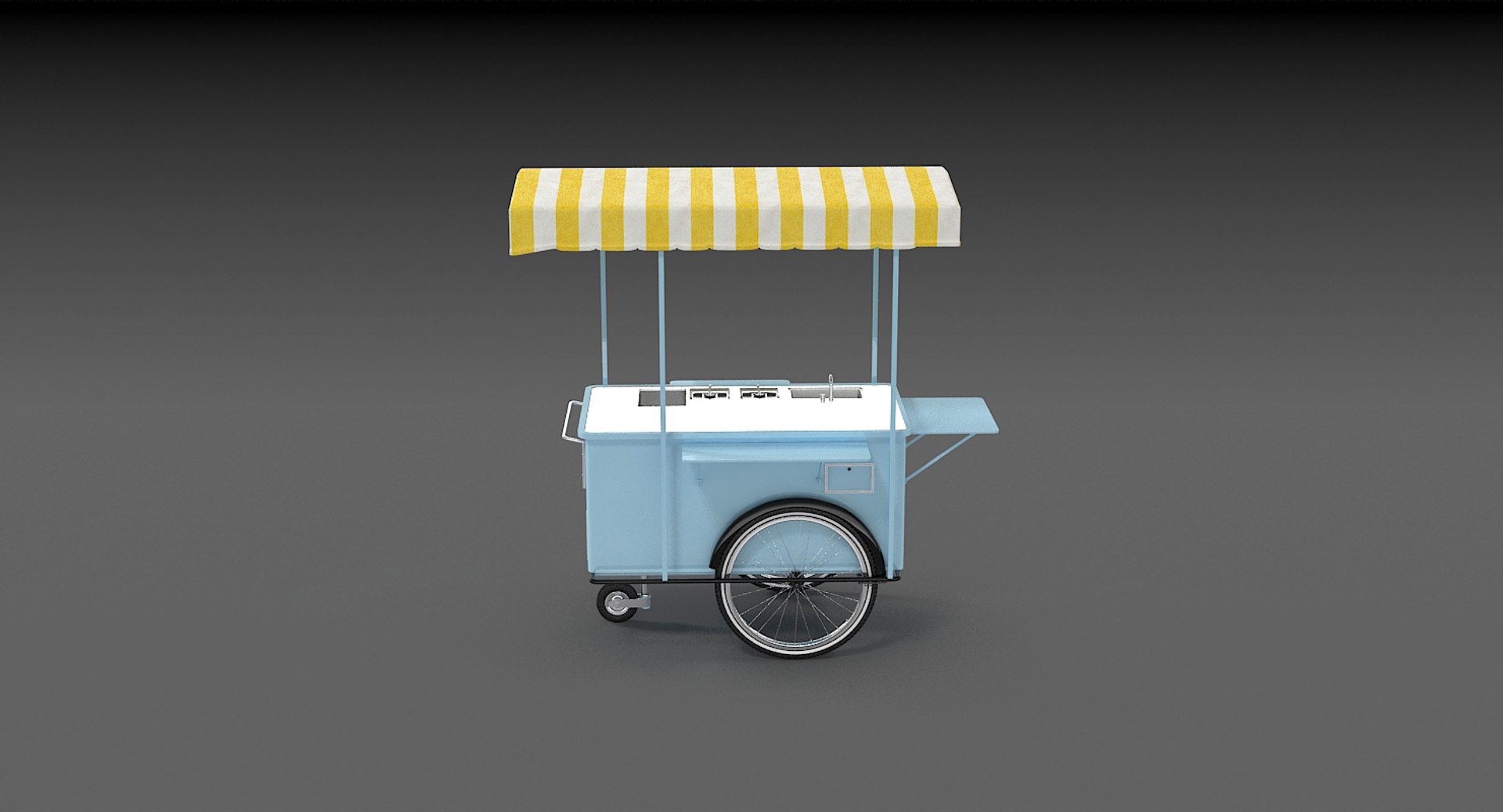 3D Street Food Cart Model - TurboSquid 1186411