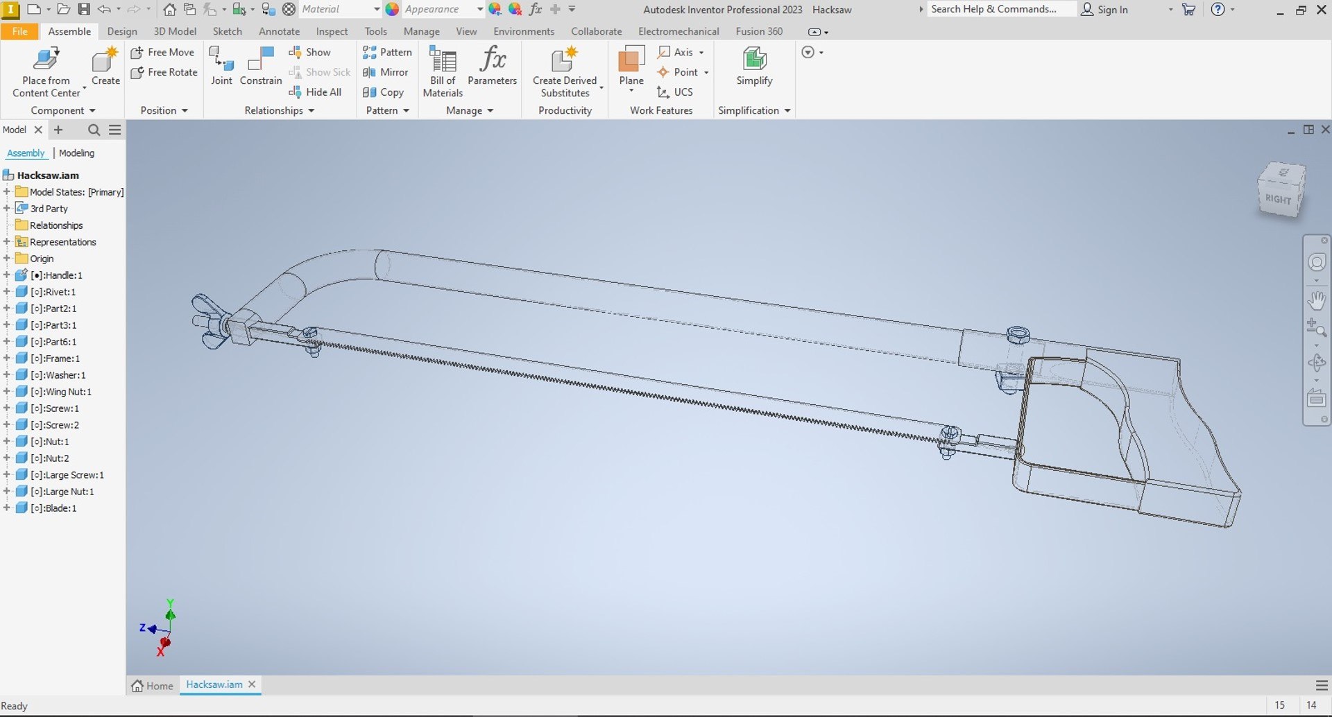 Hacksaw 3D Model - TurboSquid 2101032
