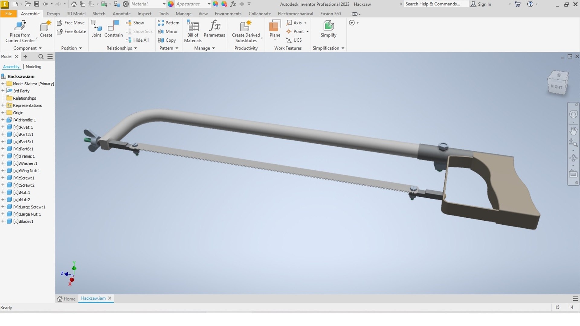 Hacksaw 3D Model - TurboSquid 2101032