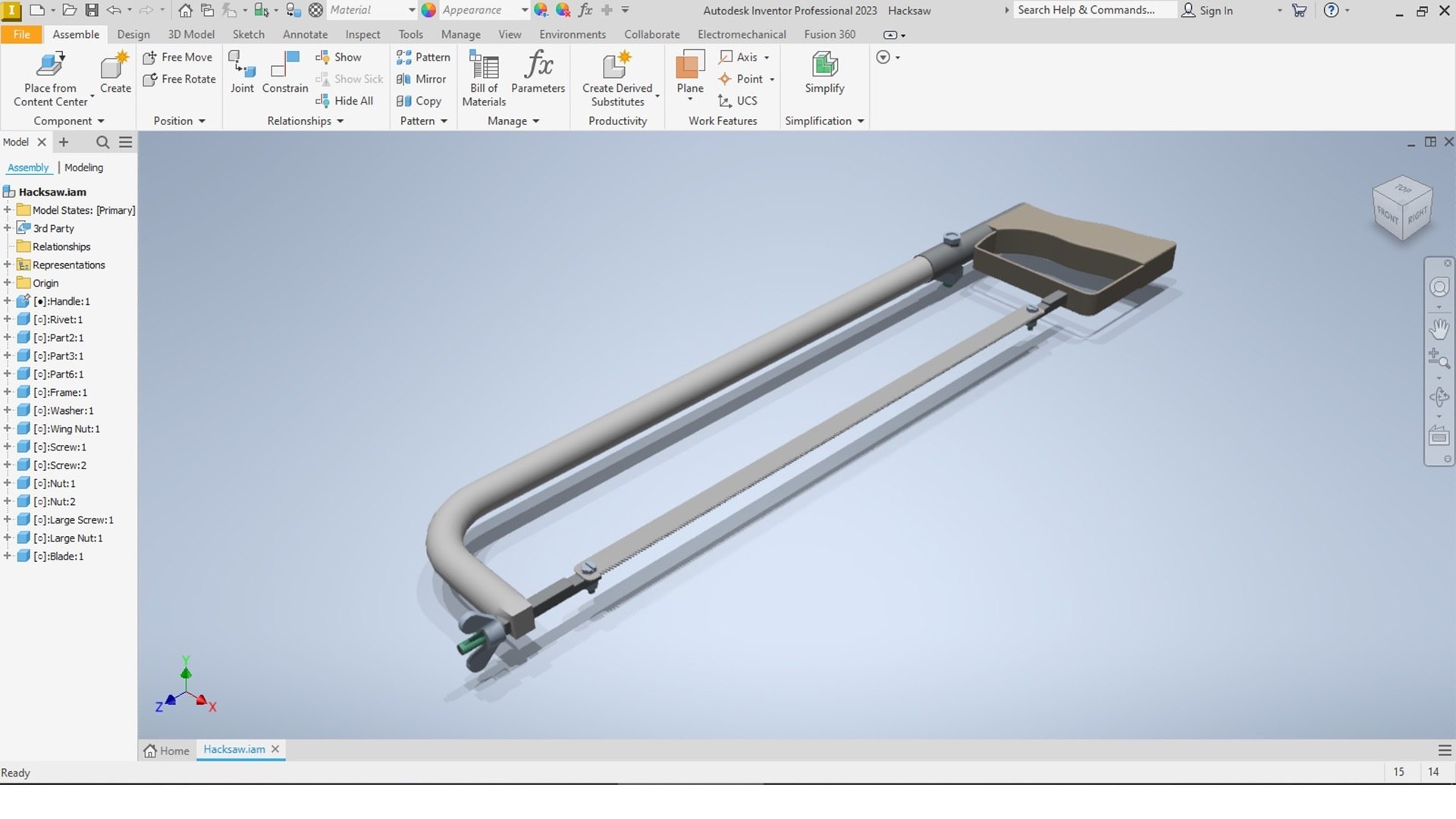 Hacksaw 3D Model - TurboSquid 2101032