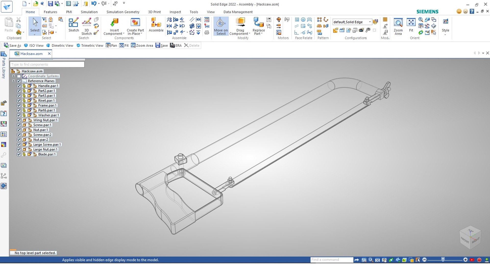 Hacksaw 3D Model - TurboSquid 2101032