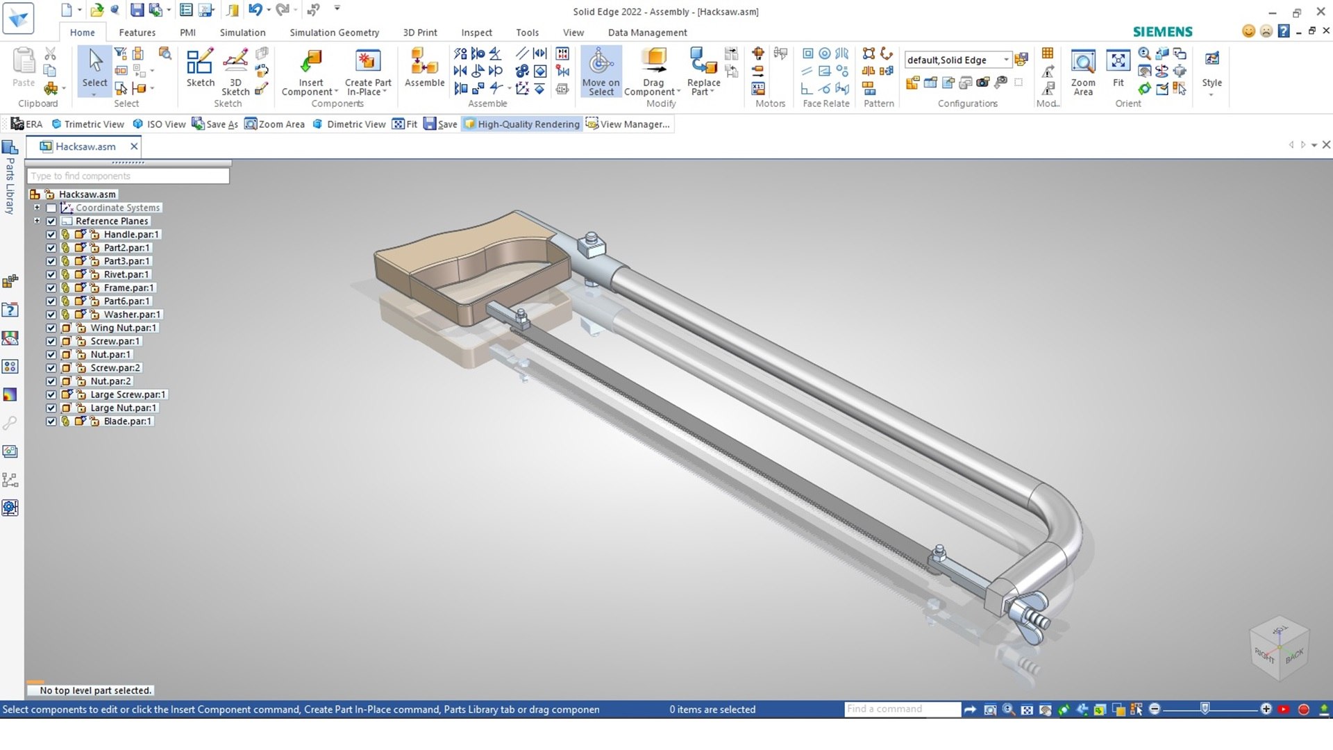 Hacksaw 3D Model - TurboSquid 2101032