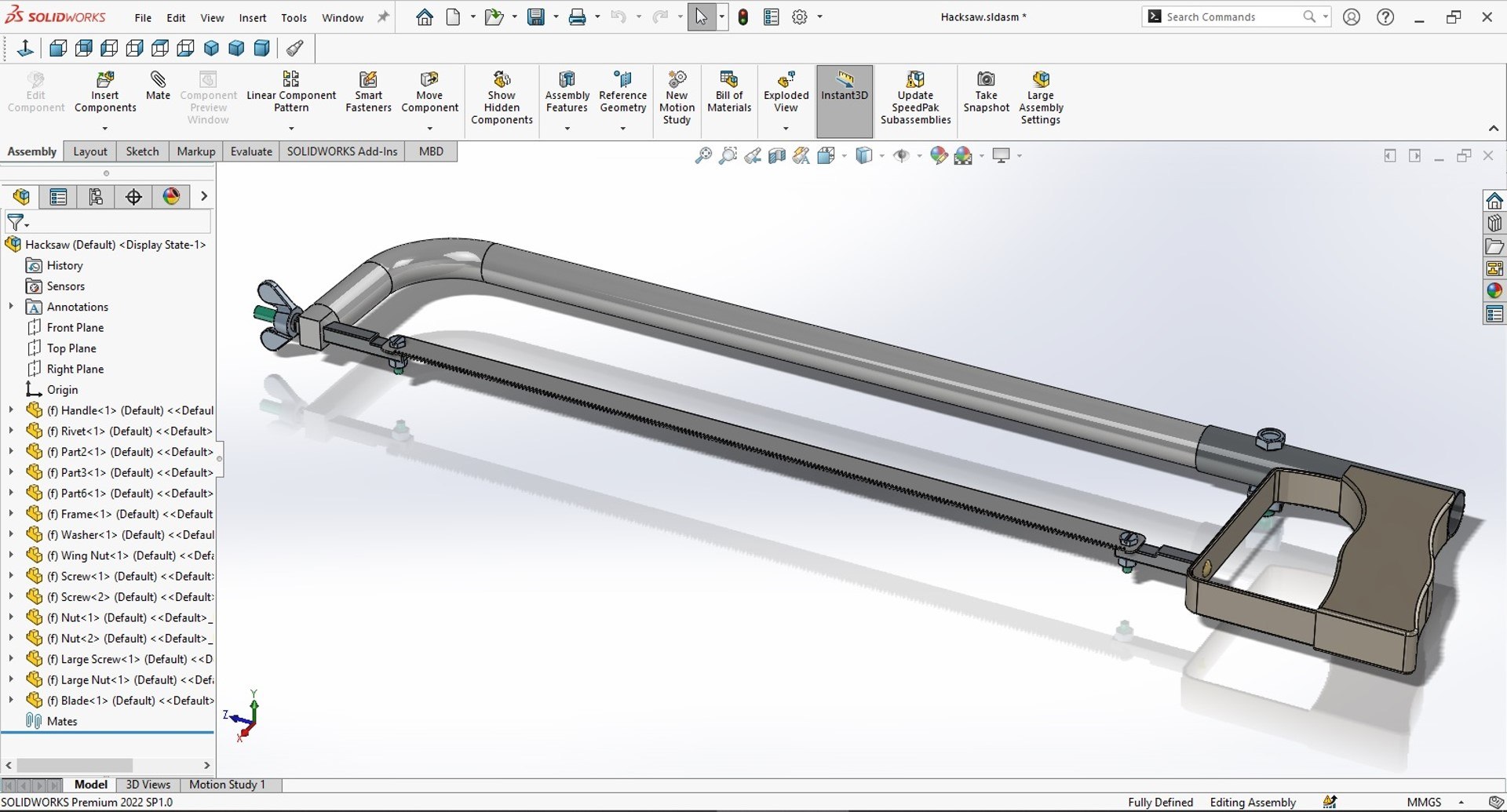 Hacksaw 3D Model - TurboSquid 2101032