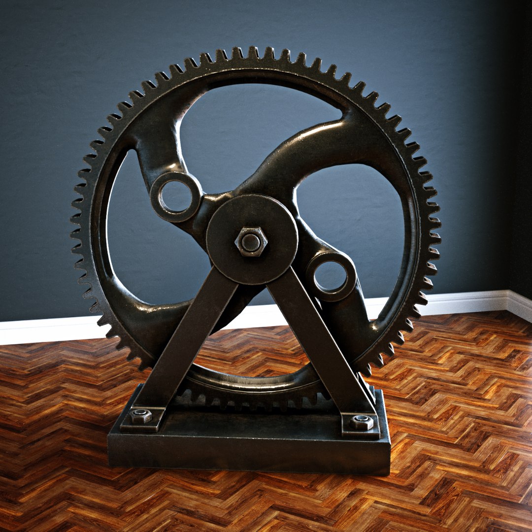 Photorealistic Mechanical Gear 3D Model - TurboSquid 1156328
