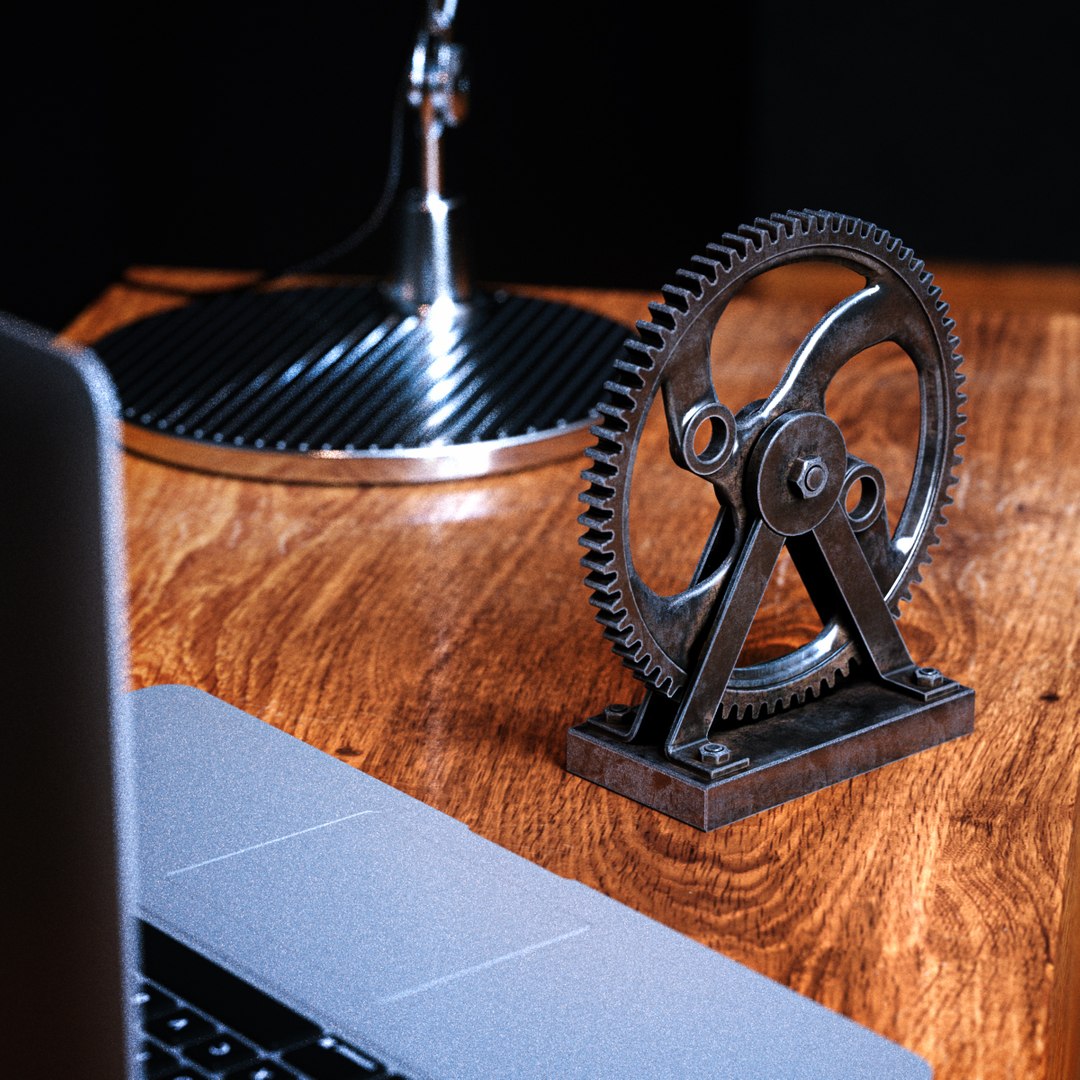 Photorealistic Mechanical Gear 3D Model - TurboSquid 1156328