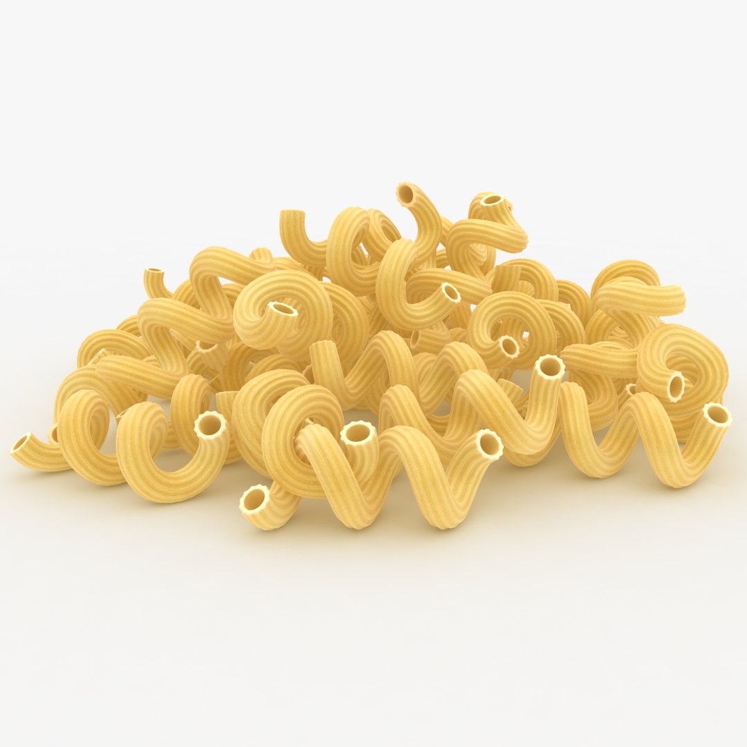 3D realistic spiral pasta pile - TurboSquid 1208760