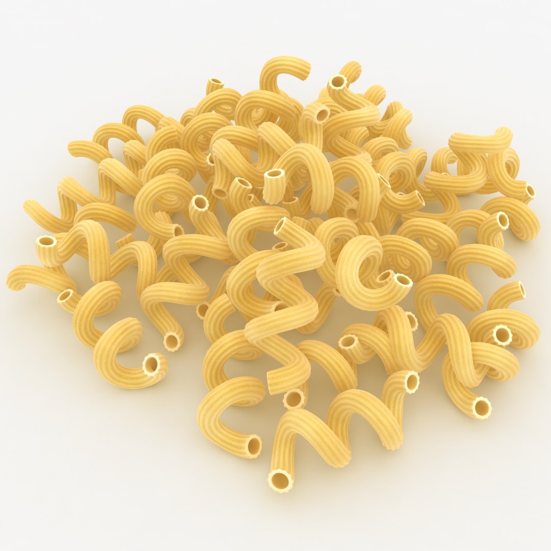 3D realistic spiral pasta pile - TurboSquid 1208760