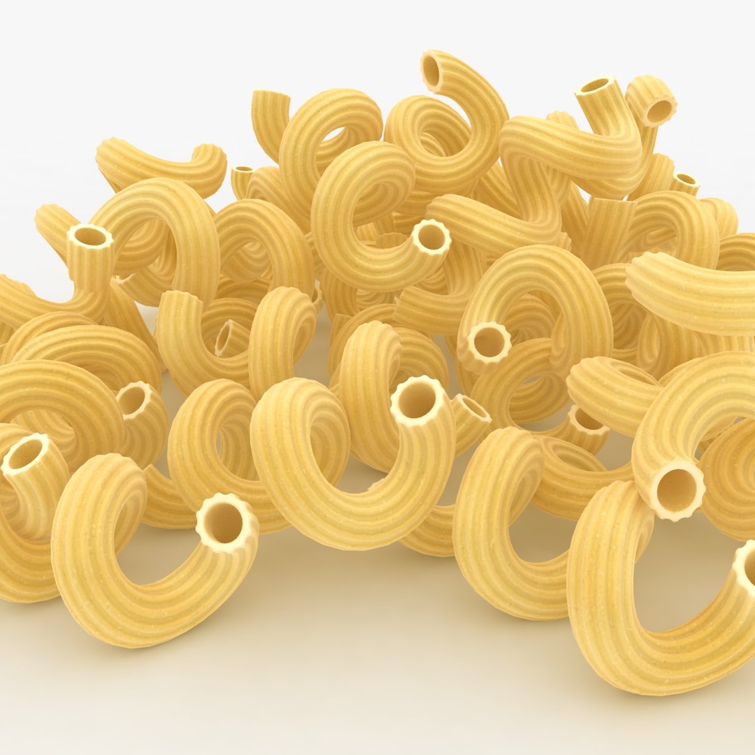 3D realistic spiral pasta pile - TurboSquid 1208760