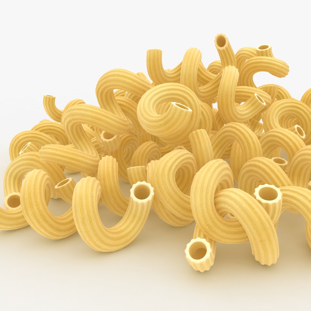 3D realistic spiral pasta pile - TurboSquid 1208760